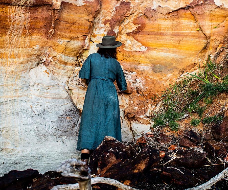 Artist Delvene Cockatoo-Collins' work is inspired by the colours of th ...